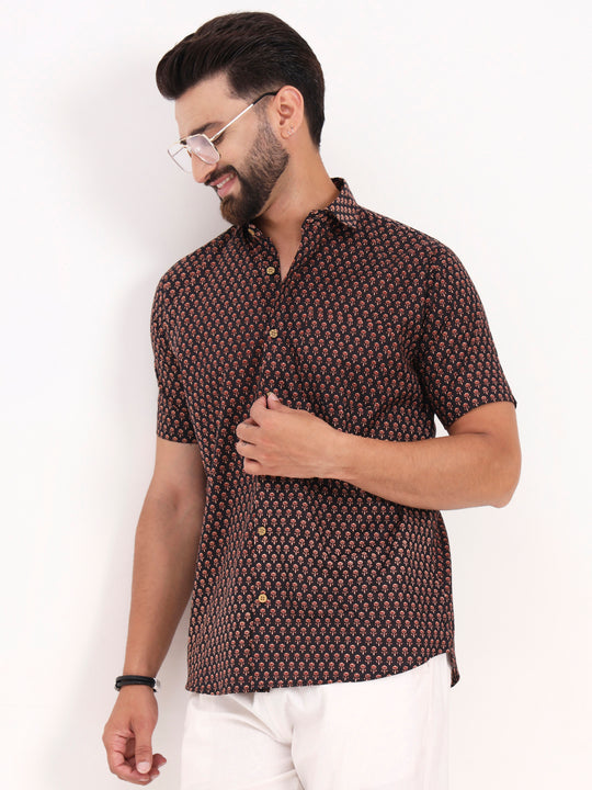 Buy Half Sleeves Mens Cotton Shirts Online At Divena World – divena world